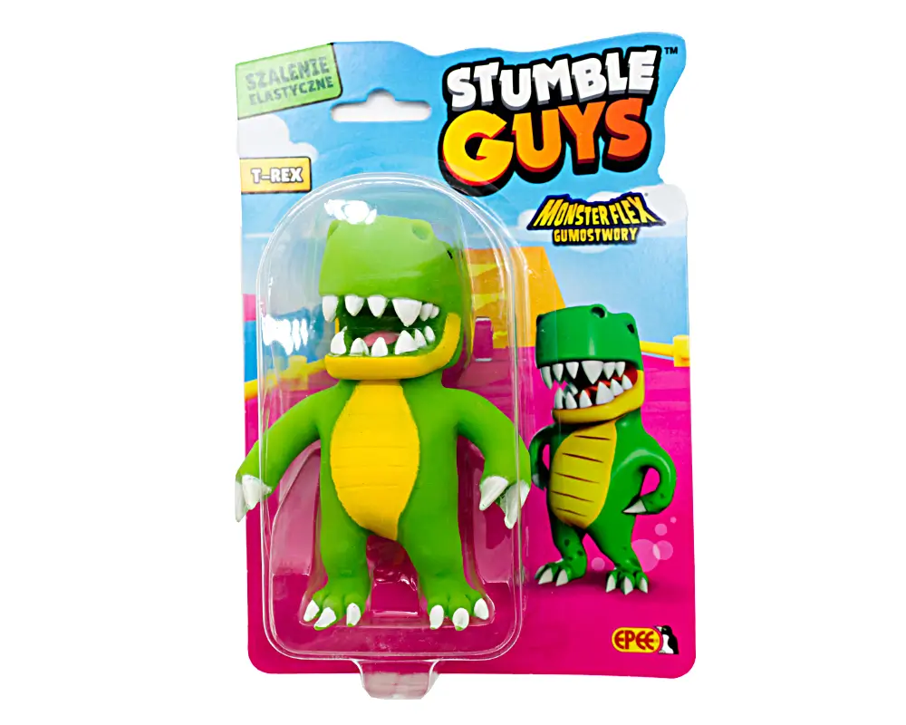 Stumble Guys figurki, 14 postaci, Monsterflex Gumostwory - T-Rex ⋆ Epee.pl